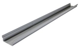 Caniveau bas en PVC gris - long. 4m